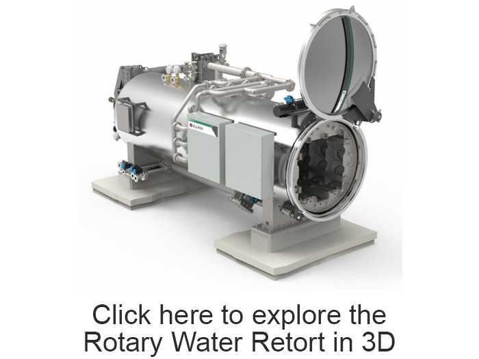 Rotary Water Spray Retorts - Rotary Agitation Water Spray Retort - Allpax
